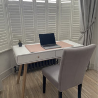 Hykkon Justine Writing Desk Reviews Wayfair